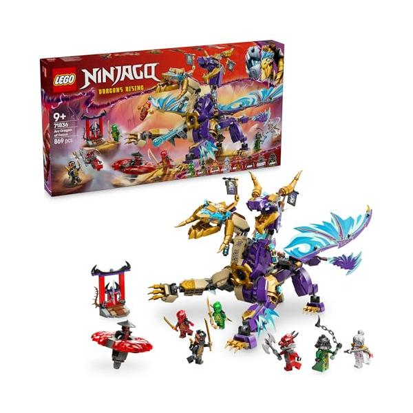 お子さま向けドラゴンモデル ? 『ニンジャゴー ドラゴンライジング』シーズン3のバトルシーンを再現できます(対象年齢:9才以上)ドラゴンの可動フィギュア ? 尾・手足・頭・首・あご・かぎ爪を動かして迫力満点のポーズがとれますインタラクティブ...