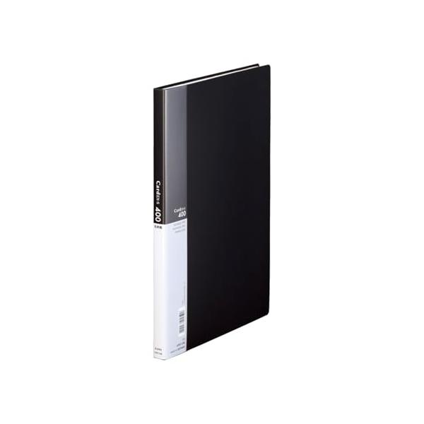 【収容量】400カード【サイズ】A4【ポケット型式】片面ポケット【カード出し入れ】横入れ【機能】交換式背見出し