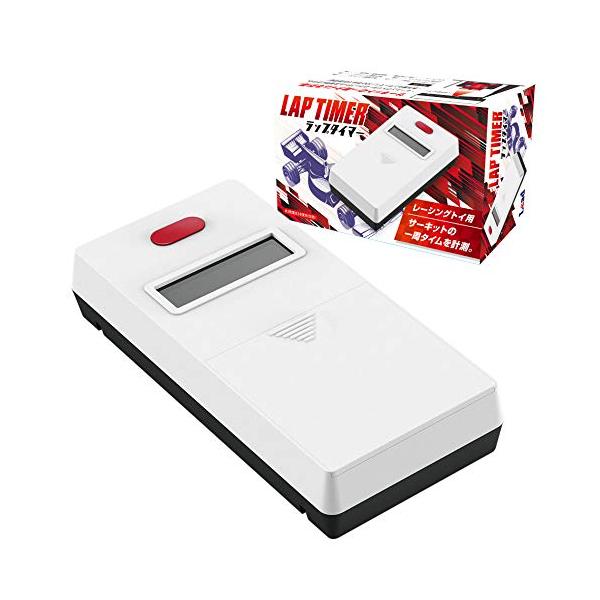 レーシングトイ用サーキットの一周タイムを自動計測レーシングトイカーのラップタイムを簡単に測れる赤外線センサーで１／１００秒まで計測可能