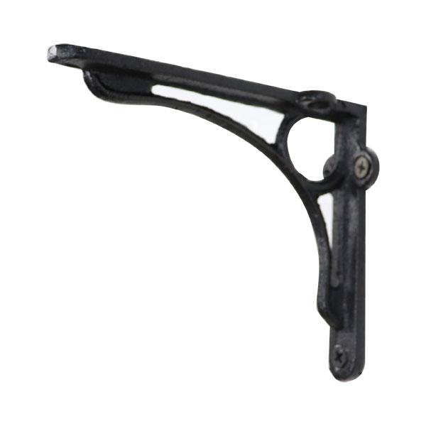 商品番号：63562古くからあるアンティークデザインが新登場しました。こちらはSサイズの奥行約12cmです。落ち着きのあるデザインはリノベーションとしても実用的で曲線美が空間に彩を与えてくれる、アンティーク調のアイアン棚受けです。棚板を用意...