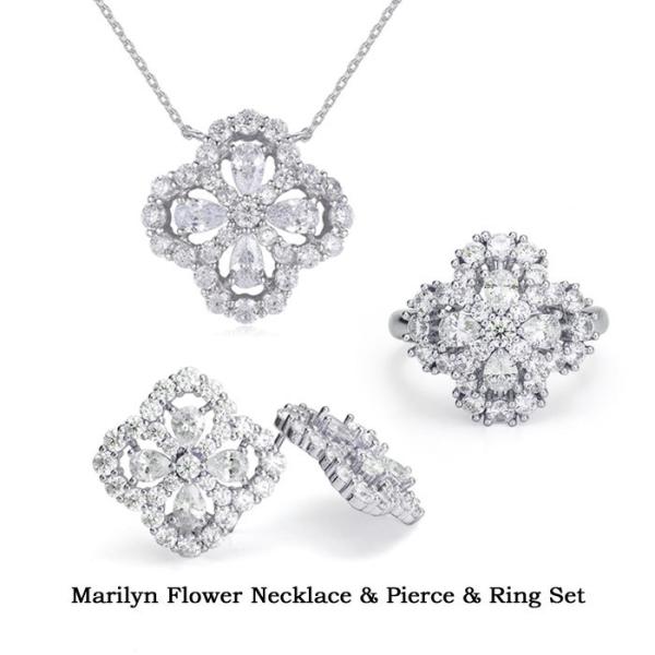 【商品詳細】◆サイズペンダントトップ：約20mmx約20mm厚み：約4mmピアストップ：約17mmx約17mm,厚み 約5mm,ポスト 約11mmリング：モチーフ部分約17mmx約17mm,厚み約6.5mm◆ストーン CZダイヤモンドカット...