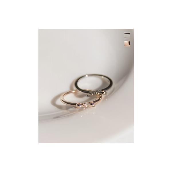 大きいサイズ レディース おおきい サイズ CLETTEオリジナル★ルミエールリボンリング【16号,19号】 大きいサイズの服 レディース■平置実寸サイズ16号(シルバー)/内径 1.7/幅 0.319号(ピンクゴールド)/内径 1.9/幅...