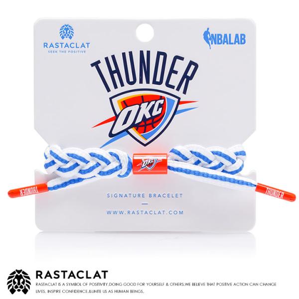 ■商品説明スニーカーのシューレース(靴ひも)からインスピレーションを得て生み出された人気アクセサリーブランドのRASTACLAT。NBAとのチームカラーを取り入れたオフィシャルコラボレーションシリーズのアイテムです。OKLAHOMA CIT...