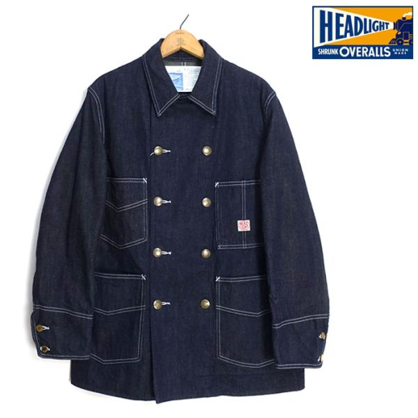 　HEADLIGHT(ヘッドライト)よりスペシャル ウェーブ デニム ダブル ブレスト コート 9.5oz. SPECIAL WEAVE DENIM DOUBLE BREASTED COATのご紹介です。今からちょうど100年前、1925年...