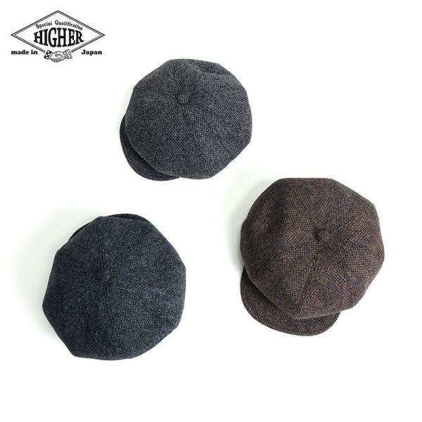 　HIGHER(ハイヤー)の ハリスツイードオートミール キャスケット HARRIS TWEED OATMEAL CASQUETTE のご紹介です。スコットランド北部の厳しい自然と伝統が育んだ最高峰のファブリック「ハリスツイード」を、HIG...