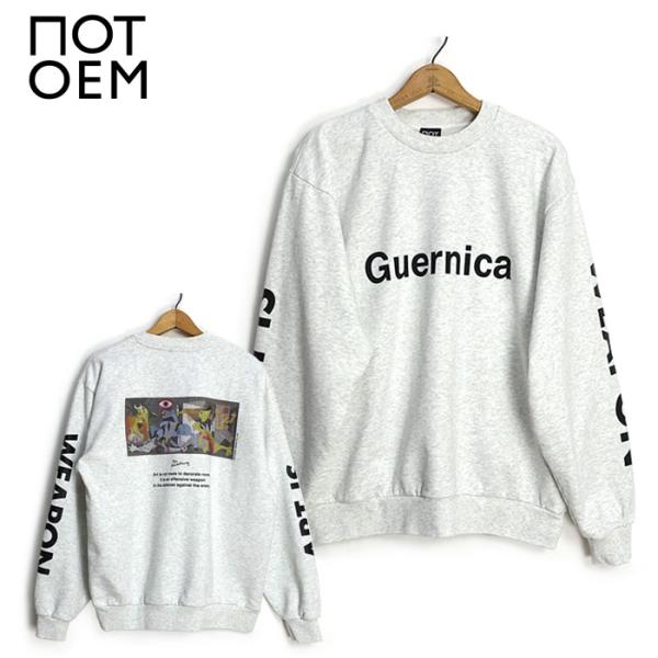 NOT OEM(ノット オーイーエム)から クルースエット ART IS WEAPON"Guernica" のご紹介です。1937年、ドイツ軍による無差別爆撃を受けたスペイン・ゲルニカ。その惨劇と怒りをキャンバスに叩きつけたパブロ・ピカソは...
