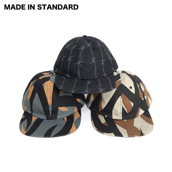 　MADE IN STANDARD(メイド イン スタンダード)の プリントベースボールキャップ PRINTED BASEBALL CAP のご紹介です。10オンスのしっかりとしたコットンツイル生地を使用し、ブランドオリジナルのプリント柄を...