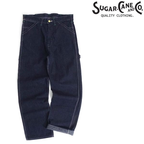 　SUGAR CANE(シュガーケーン)より11oz. ブルーデニム ワークパンツ BLUE DENIM WORK PANTSのご紹介です。股上が深めで、ワタリから裾も太めのシルエットを持つ王道のワークパンツ。特筆すべきは腰ポケット部分で、...