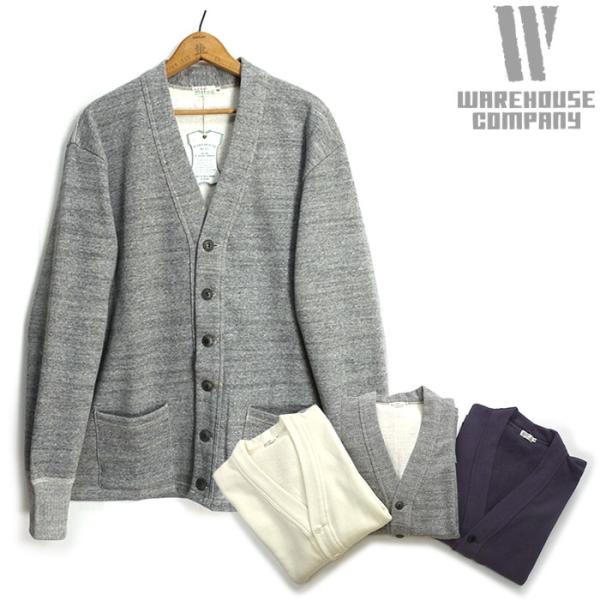 　WARE HOUSE(ウエアハウス)の4本針スウェットカーディガン SWEAT CARDIGAN のご紹介です。ウールセーターの名残を感じさせる佇まいを、コットン素材で仕立てたスウェットカーディガン。ヴィンテージの背景を踏まえながらも、日...