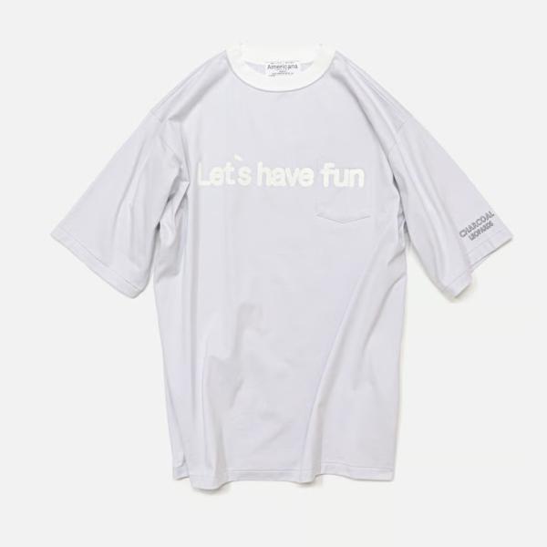 【発売日：2026年04月21日】ORIGINAL Charcoal× Americana　Trim T S/S  　￥11,000 TAX INNO　24-02-1-052 Color　Lt.Grey Size　M,Lコットン100％ 　...