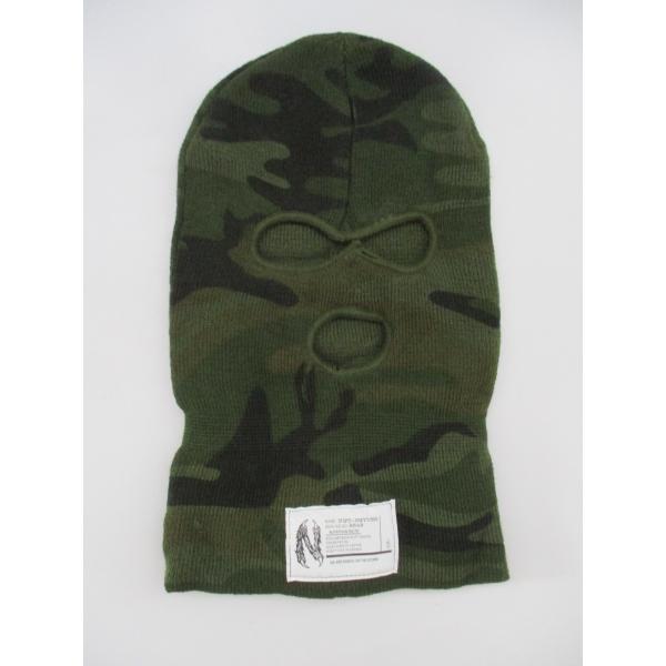 NUT BUTTER(ナット　バター)　 ２H Knit　Balaclava/ニット　バラクラバ：￥3，700+taxcolor:OliveComo　Black  Size:Free★ミリタリーデザインのバラクラバをデザインソースに、ニット...