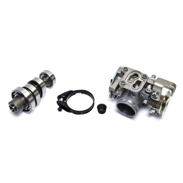 ・低回転のパワーを落とさず中高回転のパワーをアップさせるハイカムシャフト・ビッグスロットル26Φキットで低中速から高速までパワーアップ※FIコントローラーとの併用をお勧めします。※スロットルカバー、スロットルケーブルBが使用できません。パワ...