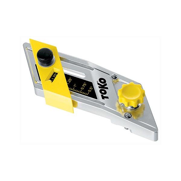 ベースビべリング研磨用のファイルガイド。これひとつで0.5〜2.0°のベースエッジビべリングができます。別売ワールドカップファイルSもしくはMをセッティングして使用します。また、別売ダイヤモンドファイルをセッティングして、ベースエッジのバリ...