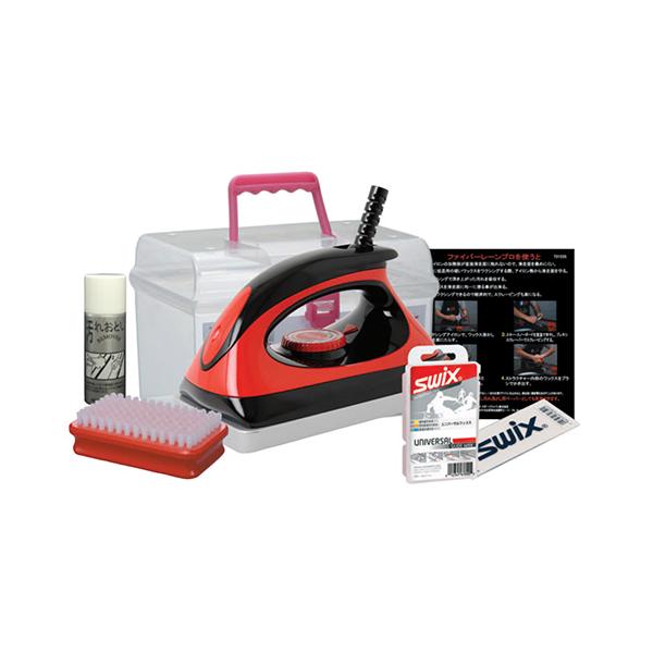 ■WAXING SETセット内容・T77100J：アイロン・T0161B：ナイロンブラシ・T0153S：ファイバーレーンプロ S・U60：ユニバーサルワックス・PR06-SC：スクレーパー・I0050J：リムーバーこれからホットワックスを始...