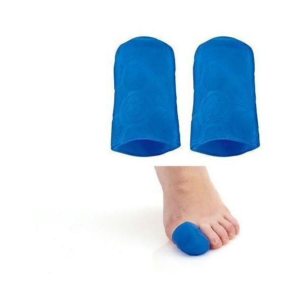 SIDASシューズ■GEL TOE CAP X2足の指先にかぶせるように装着、シダス・ジェル・テクノロジーが伸縮性と衝撃吸収性に優れ圧力を分散。保護することでトラブルの予防に効果を発揮します。ウォッシャブルで繰り返し使用可能。2個入り