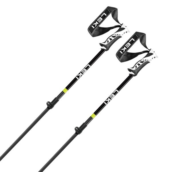 LEKI スキーポール ストック■NEOLITE VARIOネオライト ヴァリオ■品番653 38981■カラーブラック■サイズ95〜125ｃｍ　無段階伸縮・調整式■シャフトアルミ合金（16φ/14φ） HTS 6.0■ロッキングシステムS...