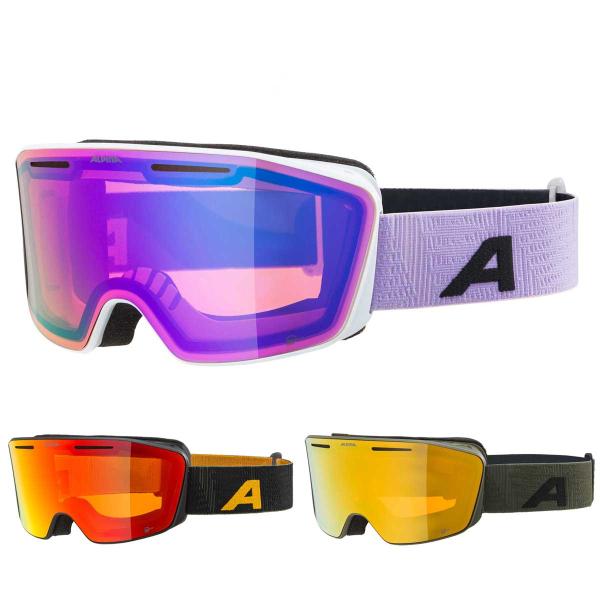 ALPINA アルピナ スキー ゴーグル・NENDAZ Q-LITEナンダ Q-LITEA7291視界の広いNENDAZは、フリーライダーやオールラウンドスキーヤーにおすすめのゴーグルです。モダンなフレームデザインの大きなゴーグルです。レン...