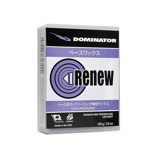 RENEW　ケア＆クリーニング専用ベースワックス リニューシリーズ■ベース作り・クリーニング専用ワックス/ベースケア用■滑走性能を引き出すためにかかせない滑走面のケア専用ワックスわずか２〜３回のホットワクシングで完璧なベース作りが可能。滑走...