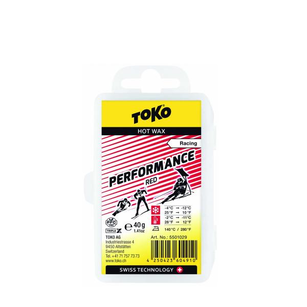 TOKO トコ ワックス■Racing Performance レッド 40g / 5501029Anwendung und Eigenschaften一般的な雪や中温の条件のための広い用途優れた滑り性を実現するトリブロック技術高度な持続性...