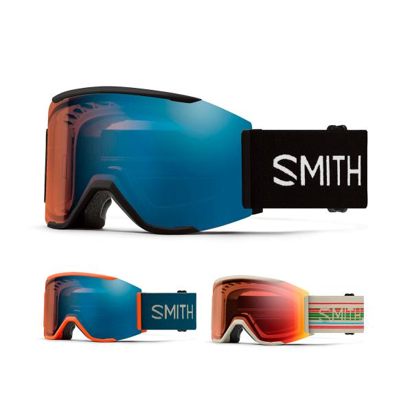 SMITH スミス スキー ゴーグル<■SQUAD MAGスカッド マグカラー：レンズ（可視光線透過率）■Black：CP Pro Photochromic Blue Mirror（16-55％）【調光】■Black：CP Storm...