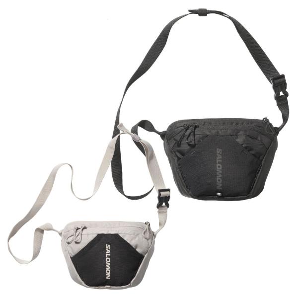 SALOMON サロモン バッグ■ACS WAIST PACK SMALL素材・背面：100% ポリエステル・ポケット部分：82% ナイロン, 18% ポリウレタン・本体：100% ナイロン・裏地: 100% ポリエステル・内側ライナー：1...