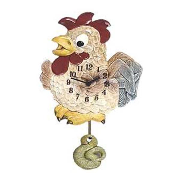 Made In Germanyのウォールクロックです。●サイズ：２３ｃｍ（幅）×２８ｃｍ（高さ）●材質：セラミック、メタル●色：ホワイトベース、マルチカラー●ムーブメント：クォーツ●電源：単３電池×１●Terrastudio製●保証期間：１...