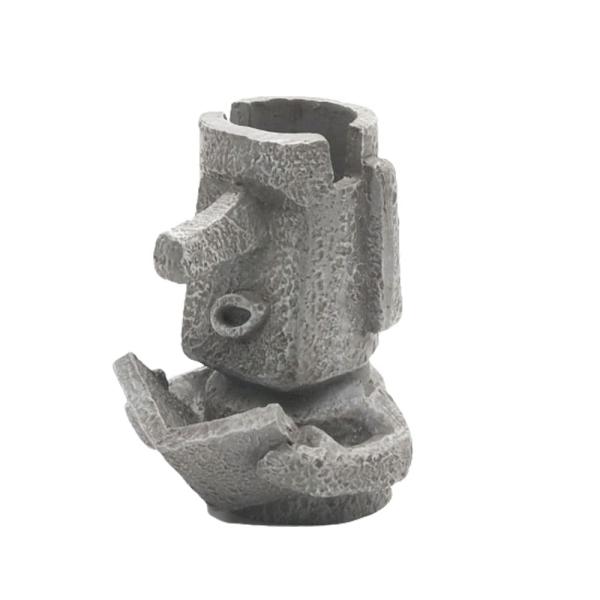 モアイ像 ペン立て メガネスタンド 眼鏡スタンド 玄関 置物 雑貨 インテリア 小物 文房具 オフィス ペンスタンド ペンホルダー イースター ユニーク 読書 おしゃれ 面白い かわいい デスク インテリア グッズ 卓上収納 机上用【商品説...