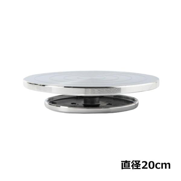 【商品説明】 手回しろくろ お手入れ簡単、丈夫なアルミ素材です。 陶芸、彫刻、夏休みの工作など様々なシーンで活躍します。  【サイズ】台座直径 約20cm