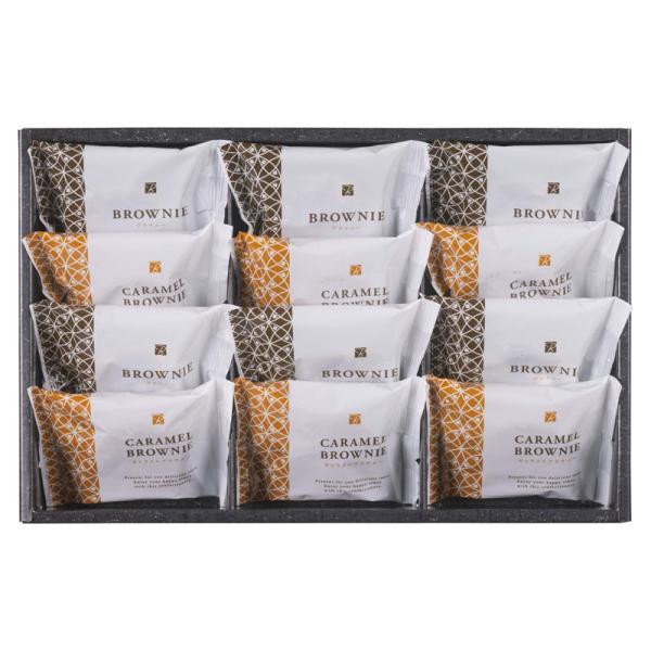 濃厚なショコラブラウニーにアーモンドフレークをトッピングし焼き上げたブラウニーとキャラメル風味のブラウニー。口どけなめらかな生地にビターな味わいとアーモンド風味がマッチしたブラウニーとキャラメルが香るキャラメルブラウニーの詰合せです。セット...