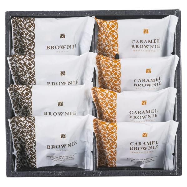 濃厚なショコラブラウニーにアーモンドフレークをトッピングし焼き上げたブラウニーとキャラメル風味のブラウニー。口どけなめらかな生地にビターな味わいとアーモンド風味がマッチしたブラウニーとキャラメルが香るキャラメルブラウニーの詰合せです。ブラウ...