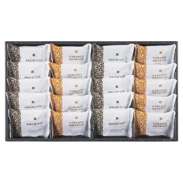 濃厚なショコラブラウニーにアーモンドフレークをトッピングし焼き上げたブラウニーとキャラメル風味のブラウニー。口どけなめらかな生地にビターな味わいとアーモンド風味がマッチしたブラウニーとキャラメルが香るキャラメルブラウニーの詰合せです。ブラウ...