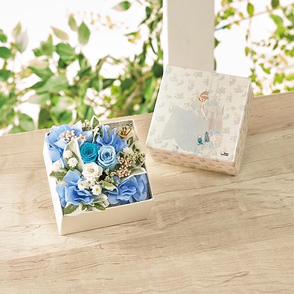 オルゴール付きボックスフラワーアレンジメント シンデレラ アーティフィシャルフラワー アーティフィシャルフラワーアレンジメント プリザーブドフラワー オリジナルボックス オルゴールフラワー プリザーブド オルゴール 日比谷花壇 アレンジ メ...