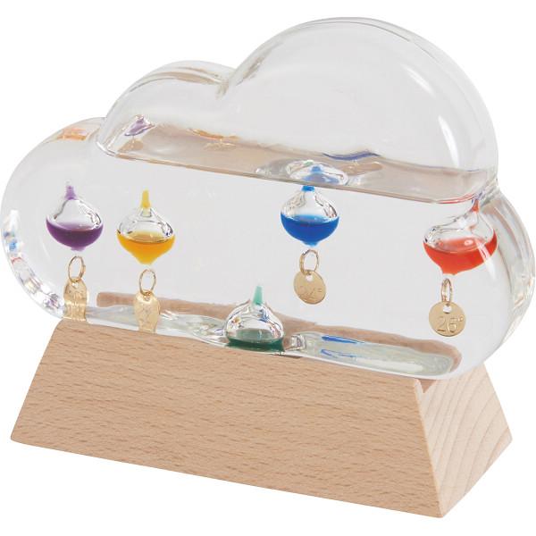 ガラスフロート温度計クラウド 測定可能範囲 インテリア カラフル クラウド プレート ガラス 上層部 最下段 温度計 可愛 実際 気温＜さまざまな用途でご利用いただいております＞お中元 お歳暮 産休 退職 誕生日 内祝 結婚祝い 記念日 出...