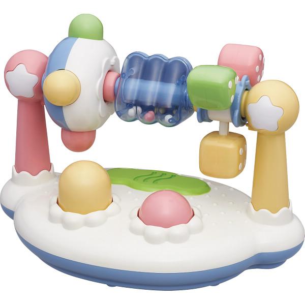 まわしてクルクルサウンド クルクル ピカピカ ユニーク 対象年齢 ボード 乾電池 合格品 電池別売り 反応 大好 操作＜さまざまな用途でご利用いただいております＞お中元 お歳暮 産休 退職 誕生日 内祝 結婚祝い 記念日 出産祝い 引っ越し...