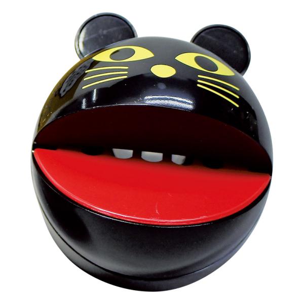 パックリ!コインを飲み込む動きが楽しくて、思わずお金を貯めたくなる貯金箱です。内容:本体（約80×89×89mm）×1色柄:キャット材質:PS・PE箱サイズ約80×92×93mm（入）/箱入重量:約75g原産国:日本製