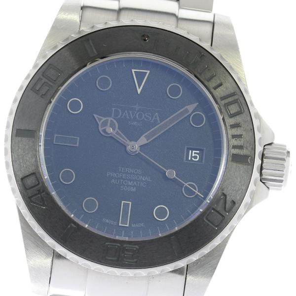 ■商品情報ブランド：　ダボサ/DAVOSAモデル名：　テルノス ブラックスーツ対象：　メンズ素材：　SS × SS文字盤色：　ブラックムーブメント：自動巻きRef.No：　161.583.55シリアル：**1/500機能・特徴：デイト 付属...