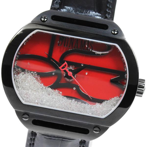 ■商品情報ブランド：　デュナミス/DUNAMIS対象：　メンズ素材：　SS × 革文字盤色：　レッドムーブメント：自動巻きRef.No：　D0286付属品：なし(本体のみ)ケースサイズ(ｗ)：約 50mmベルトサイズ：約 19.5cm※ベル...