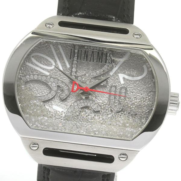 ■商品情報ブランド：　デュナミス/DUNAMISモデル名：　スパルタン対象：　メンズ素材：　SS × 革文字盤色：　シルバームーブメント：自動巻きRef.No：　SP-S20シリアル：D0***付属品：外箱、内箱、保証書（カード）ケースサイ...