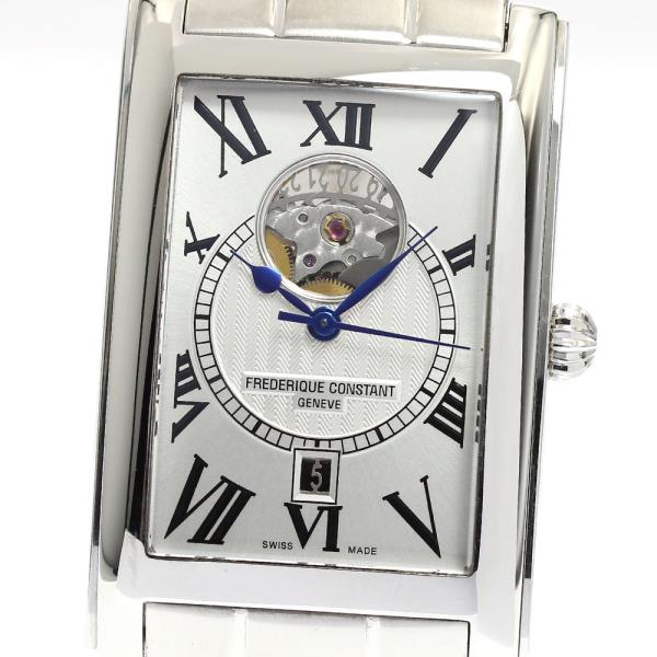 ■商品情報ブランド：　フレデリック・コンスタント/FREDERIQUE CONSTANTモデル名：　カレ ハートビート対象：　メンズ素材：　SS × SS文字盤色：　シルバームーブメント：自動巻きRef.No：　FC-303/310/315...