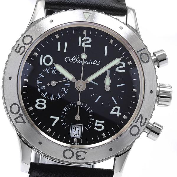 ■商品情報ブランド：　ブレゲ/Breguetモデル名：　トランスアトランティック タイプ XX対象：　メンズ素材：　SS × 革文字盤色：　ブラックムーブメント：自動巻きRef.No：　3820ST/H2/9W6シリアル：54***機能・特...