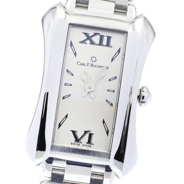 ■商品情報ブランド：　カール F.ブヘラ/CARL F.BUCHERERモデル名：　アラクリア対象：　レディース素材：　SS × SS文字盤色：　シルバームーブメント：クォーツRef.No：　10701.08シリアル：16.03**付属品：...