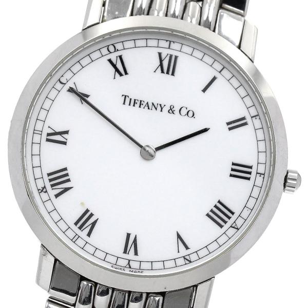 ■商品情報ブランド：　ティファニー/TIFFANY&amp;Co.モデル名：　クラシック対象：　ボーイズ素材：　SS × SS文字盤色：　ホワイトムーブメント：クォーツRef.No：　M151シリアル：4N-***付属品：保証書（冊子）、取...