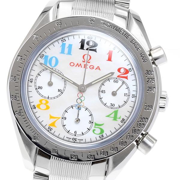 ■商品情報ブランド：　オメガ/OMEGAモデル名：　スピードマスター オリンピック タイムレース コレクション対象：　メンズ素材：　SS × SS文字盤色：　ホワイトシェルムーブメント：自動巻きRef.No：　3836.70.36シリアル：...