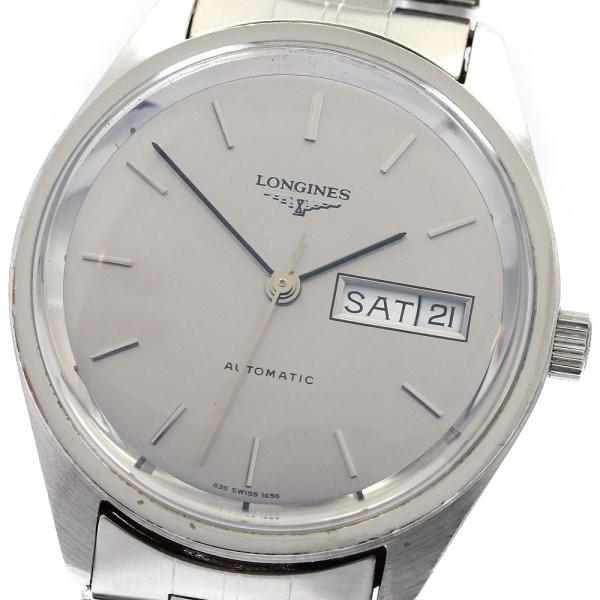 ■商品情報ブランド：　ロンジン/LONGINES対象：　メンズ素材：　SS × SS文字盤色：　シルバームーブメント：自動巻きシリアル：24431***機能・特徴：デイデイト 付属品：なし(本体のみ)ケースサイズ(ｗ)：約 35mmベルトサ...