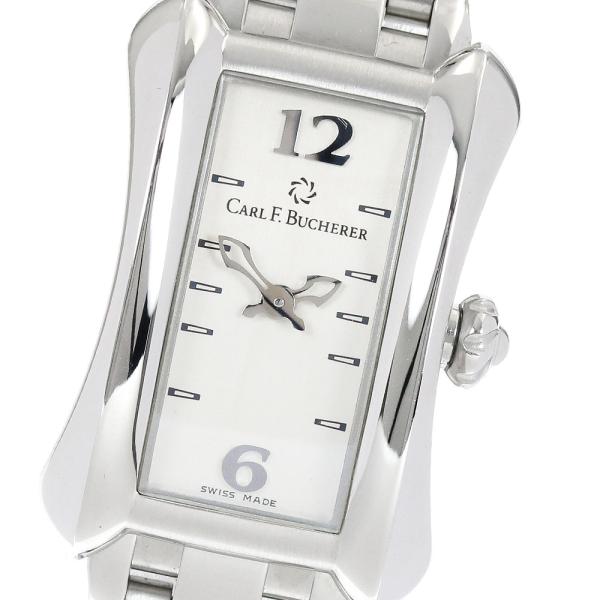 ■商品情報ブランド：　カール F.ブヘラ/CARL F.BUCHERERモデル名：　アラクリア対象：　レディース素材：　SS × SS文字盤色：　シルバームーブメント：クォーツRef.No：　10703.08シリアル：19.1***付属品：...