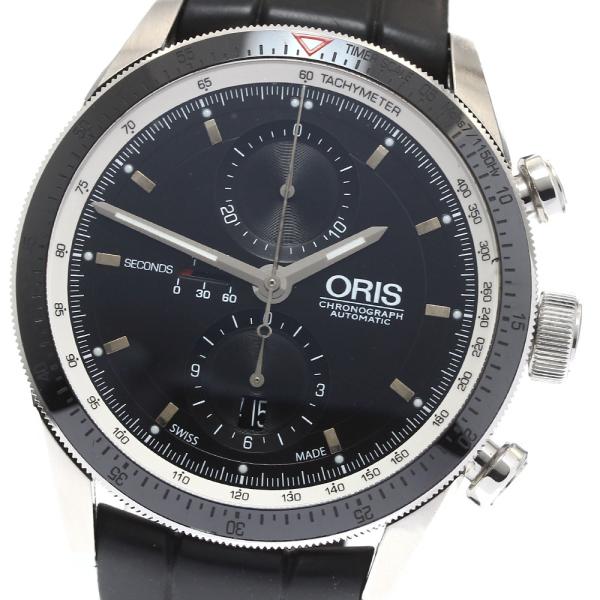 ■商品情報ブランド：　オリス/ORISモデル名：　アーティックス GT クロノグラフ対象：　メンズ素材：　SS × ラバー文字盤色：　ブラックムーブメント：自動巻きRef.No：　7661-14シリアル：32 013**機能・特徴：デイト、...