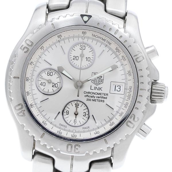 ■商品情報ブランド：　タグホイヤー/TAG HEUERモデル名：　リンク対象：　メンズ素材：　SS × SS文字盤色：　シルバームーブメント：自動巻きRef.No：　CT5113シリアル：776***機能・特徴：デイト、クロノグラフ、スモー...