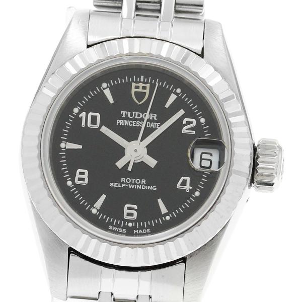 ■商品情報ブランド：　チュードル/TUDORモデル名：　プリンセスデイト対象：　レディース素材：　SS/WG × SS文字盤色：　ブラックムーブメント：自動巻きRef.No：　92514シリアル：H421***機能・特徴：デイト 付属品：な...