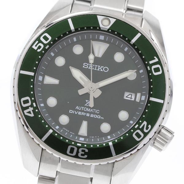 ■商品情報ブランド：　セイコー/SEIKOモデル名：　プロスペックス ダイバースキューバ メカニカル対象：　メンズ素材：　SS × SS文字盤色：　グリーンムーブメント：自動巻きRef.No：　SBDC081/6R35-00A0シリアル：1...
