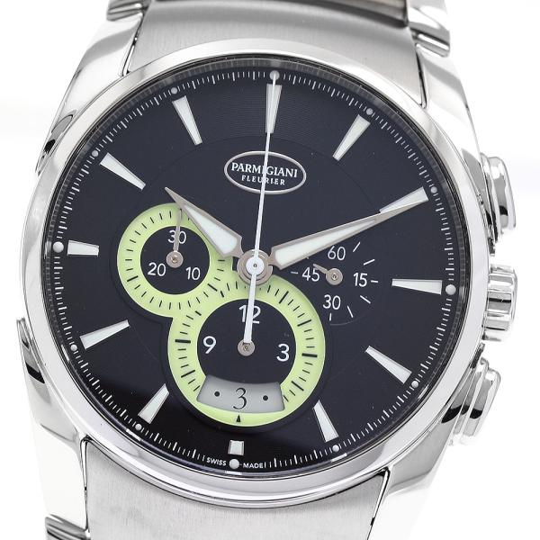 ■商品情報ブランド：　パルミジャーニフルリエ/PARMIGIANI FLEURIERモデル名：　トンダ・メトログラフ対象：　メンズ素材：　SS × SS文字盤色：　ブラックムーブメント：自動巻きRef.No：　PFC274-0001401-...